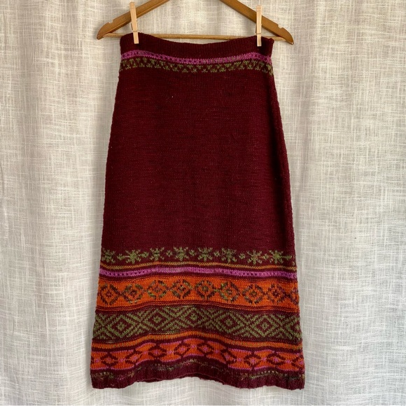 Peruvian Connection | Skirts | Peruvian Connection Wool Column Maxi ...